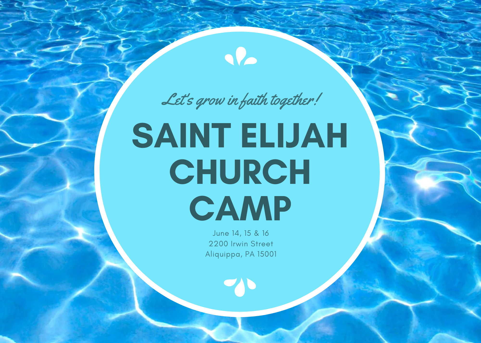 Church Day Camp – St. Elijah Serbian Orthodox Church